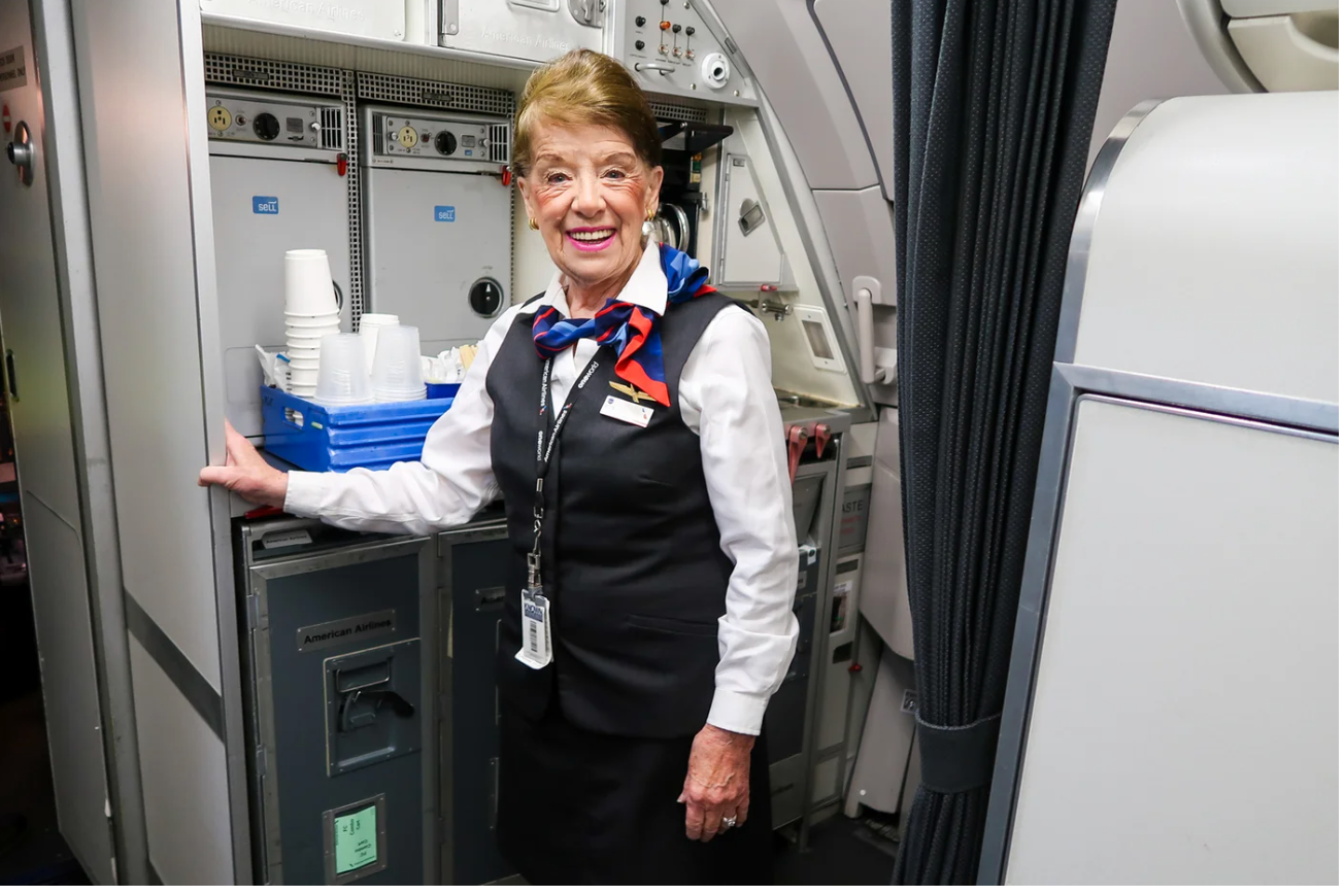86-year-old Bette Nash becomes the world’s longest-serving flight attendant