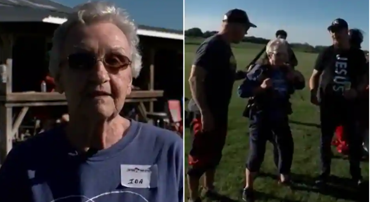 Minnesota: Woman marks 91st birthday with a skydiving adventure