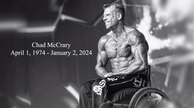 Bodybuilder Chad McCrary, who defied spinal injury in competitions ...