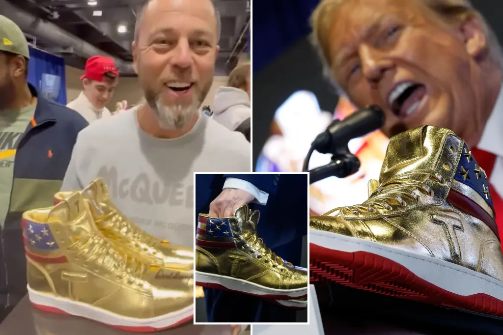 Who is Roman Sharf? Russian CEO wins autographed Donald Trump's golden sneakers after $9K bid ...