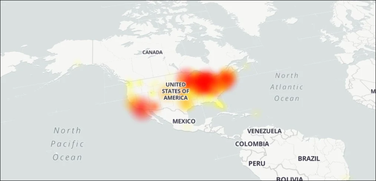 Microsoft outage map in US: Affected areas and impacted services ...