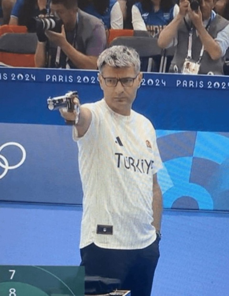 Turkish Shooter's laid-back style sparks meme fest after winning silver ...