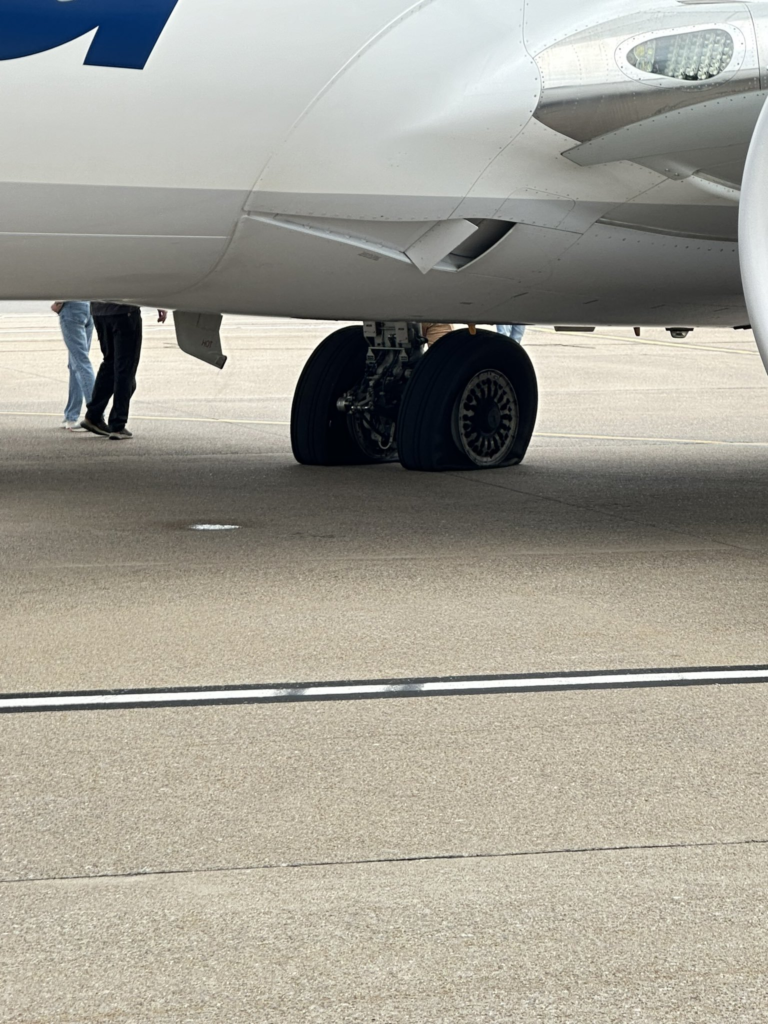 Watch: Alaska Airlines plane blows tyres during emergency braking to ...