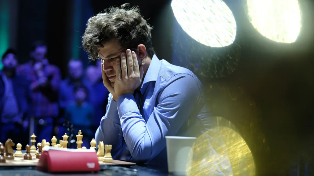 Why was Magnus Carlsen banned for wearing jeans? Chess champion exits ...