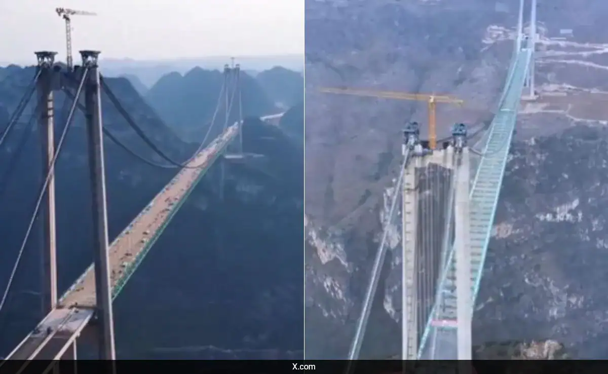China to open world's highest bridge, 200 m higher than Eiffel Tower ...