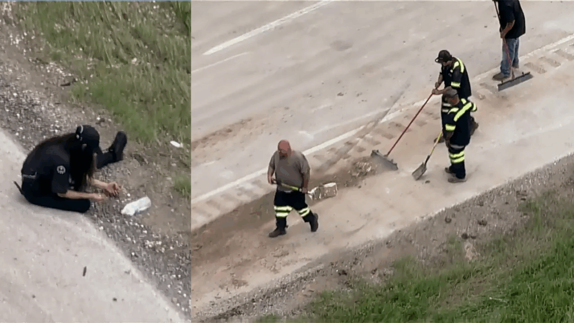 Truck overturns on Texas highway, spilling $800,000 in dimes and ...