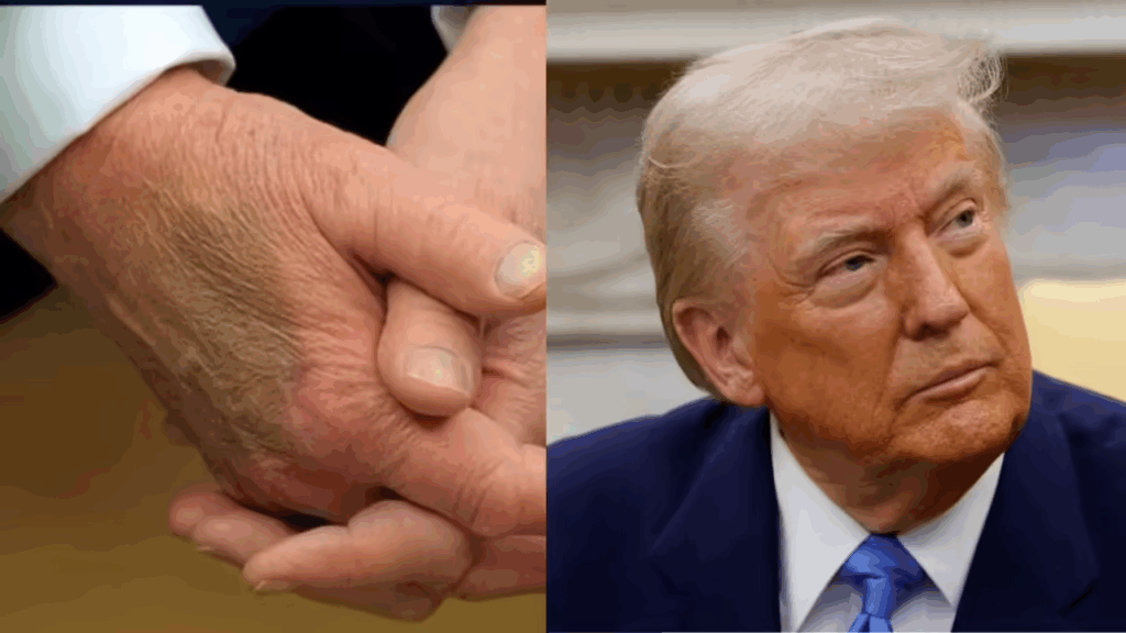 New Bruise on Trump’s Hand Rekindles Health Concerns Despite White ...