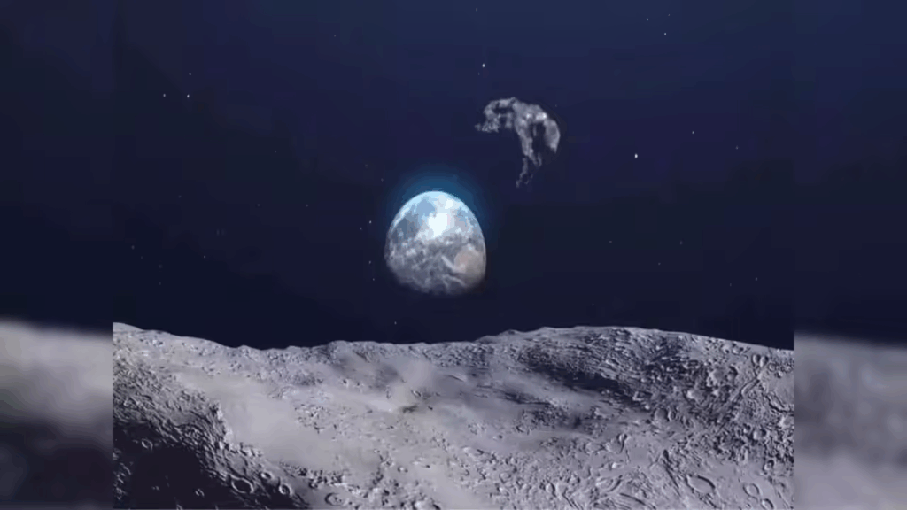 Two Asteroids Strike the Moon, Producing Bright Flash Visible from Earth