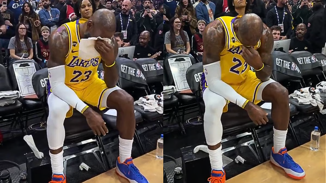 Watch: Why LeBron James Broke Down During Lakers vs Cavaliers Game in ...